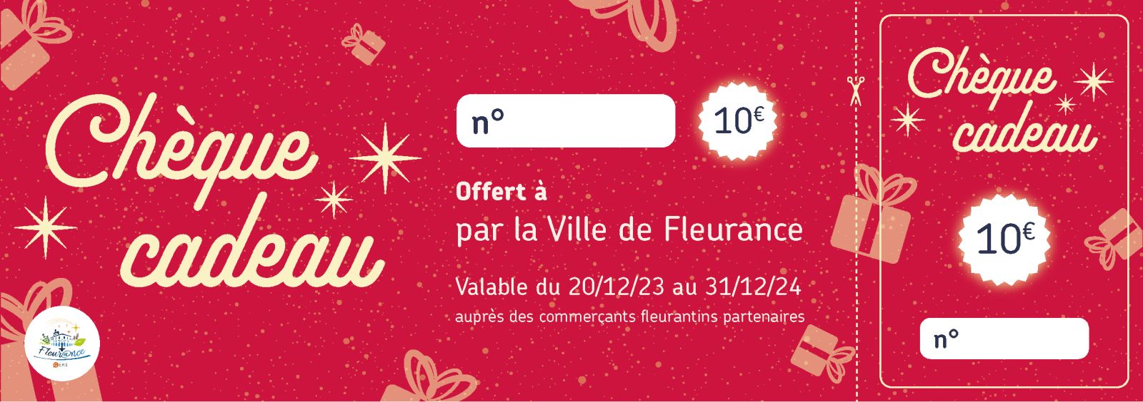Les commerçants partenaires - Chèques cadeaux de Noël | Mairie de Fleurance